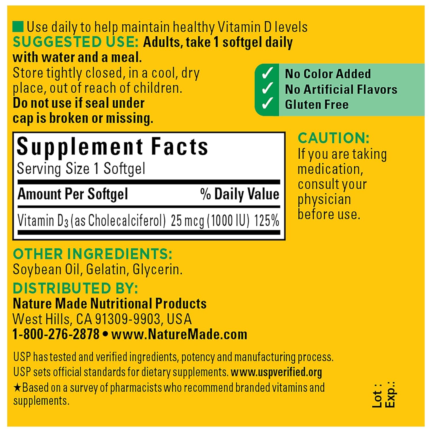 Nature Made Vitamin D3 1000 IU (25 mcg) Review - Vitamin Reviewer Nature Made Vitamin D3 1000 IU (25 mcg) Review - Vitamin Reviewer